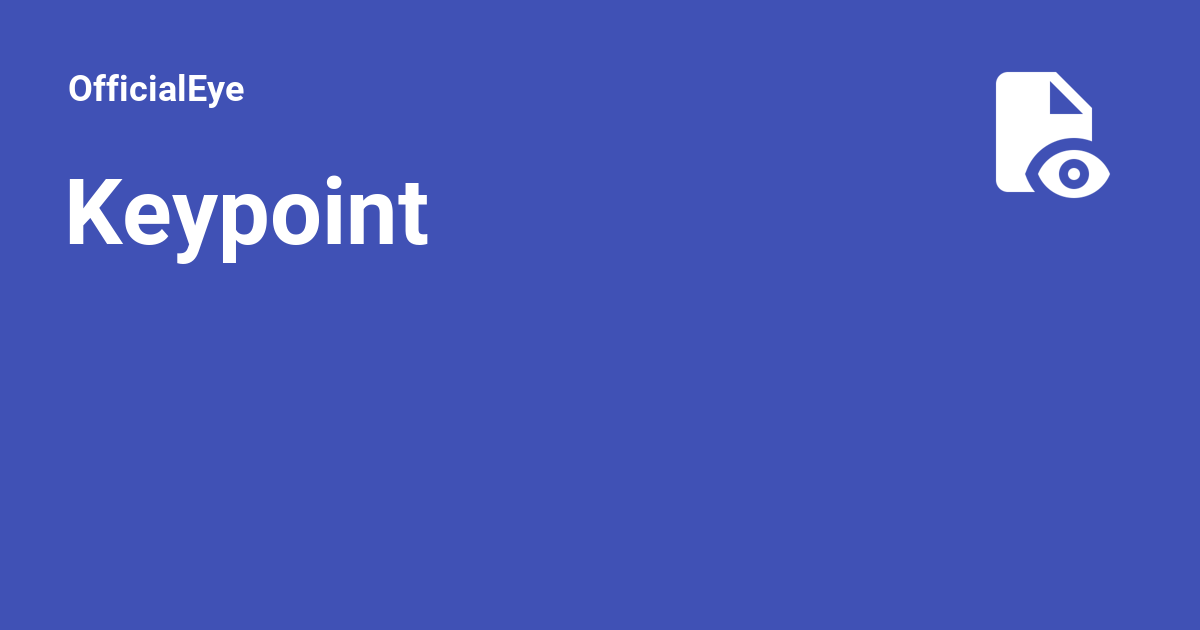 Keypoint - OfficialEye